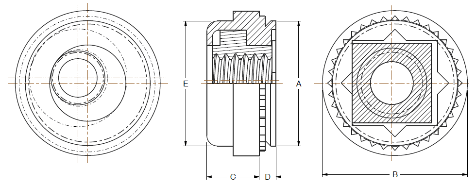 Self-Clinching Floating Fasteners