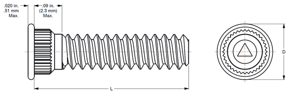 Broaching Type Studs