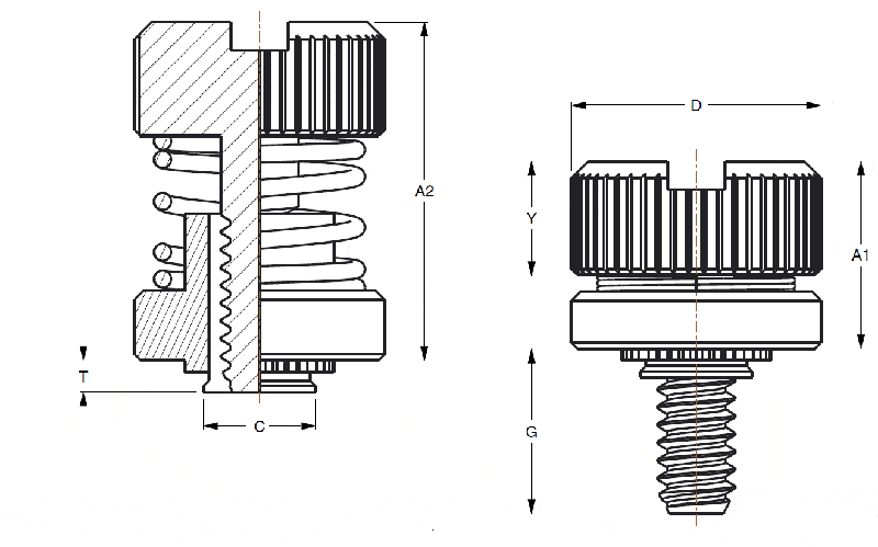 Low Profile Panel Fasteners